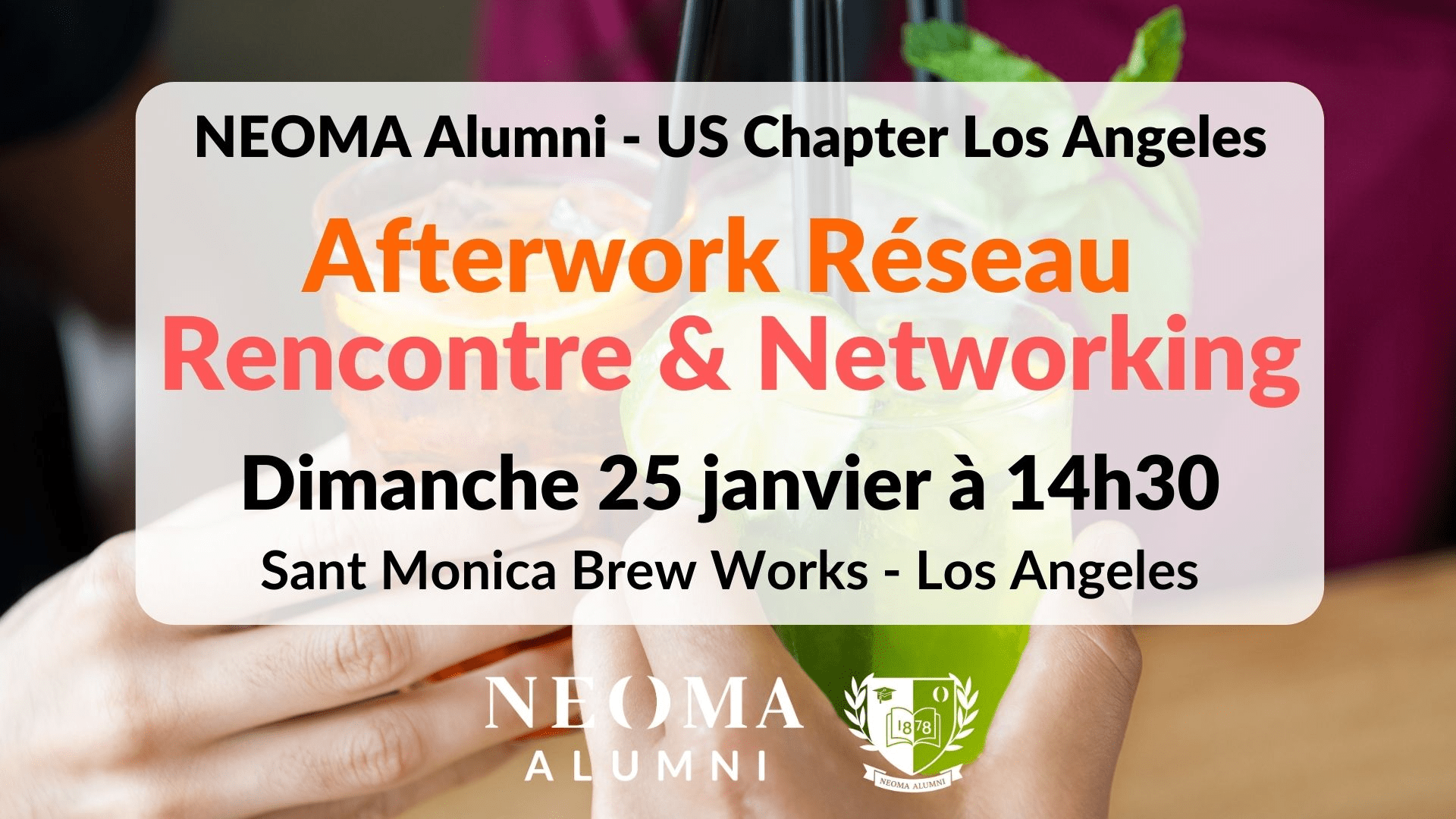 Apéro networking au Sant Monica Brew Works de Los Angeles | NEOMA Alumni